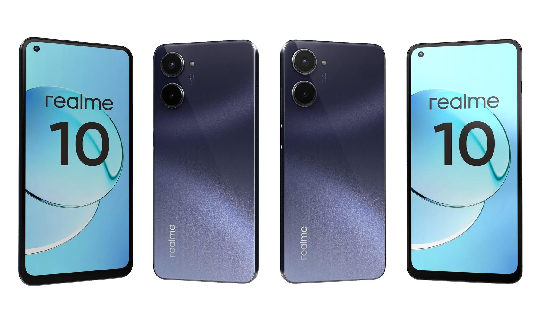 RealMe 10 Purple And White 3D Model - TurboSquid 1986993