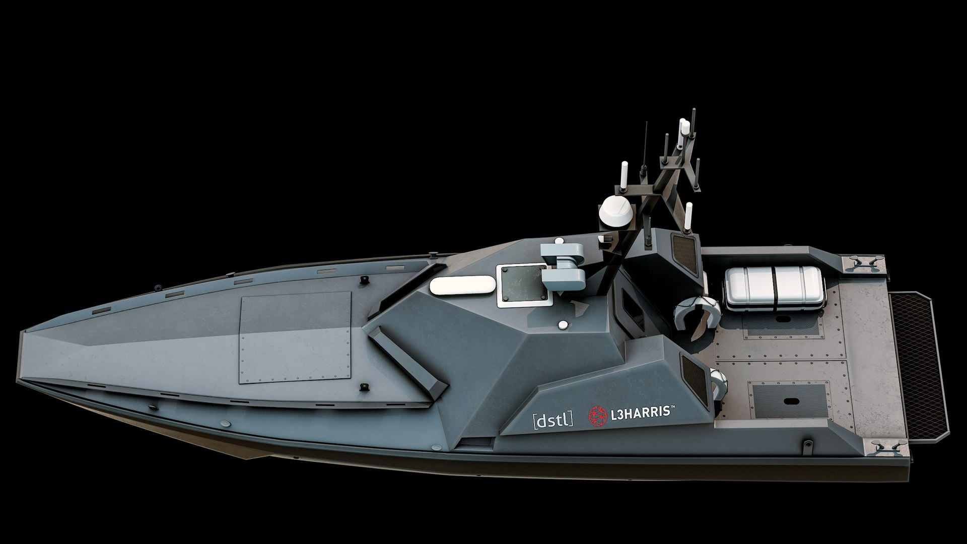 3D Model Robot Ship ASV Shadow Fox USV PBR - TurboSquid 2308643