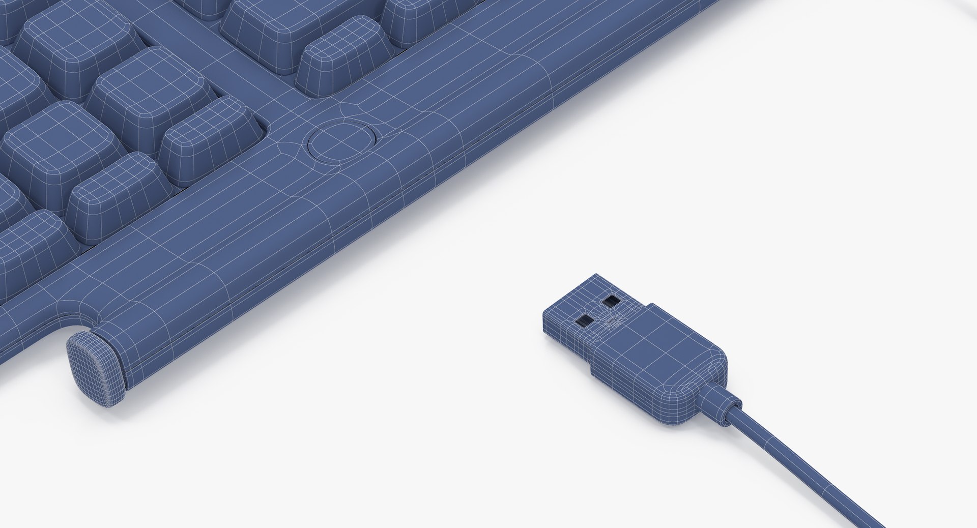 3d Apple Usb Keyboard Mouse