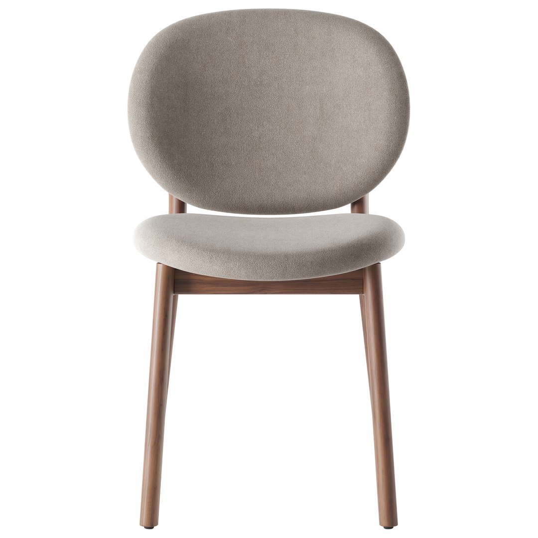 3D Model Ines Upholstered Chair By Calligaris - TurboSquid 2037587
