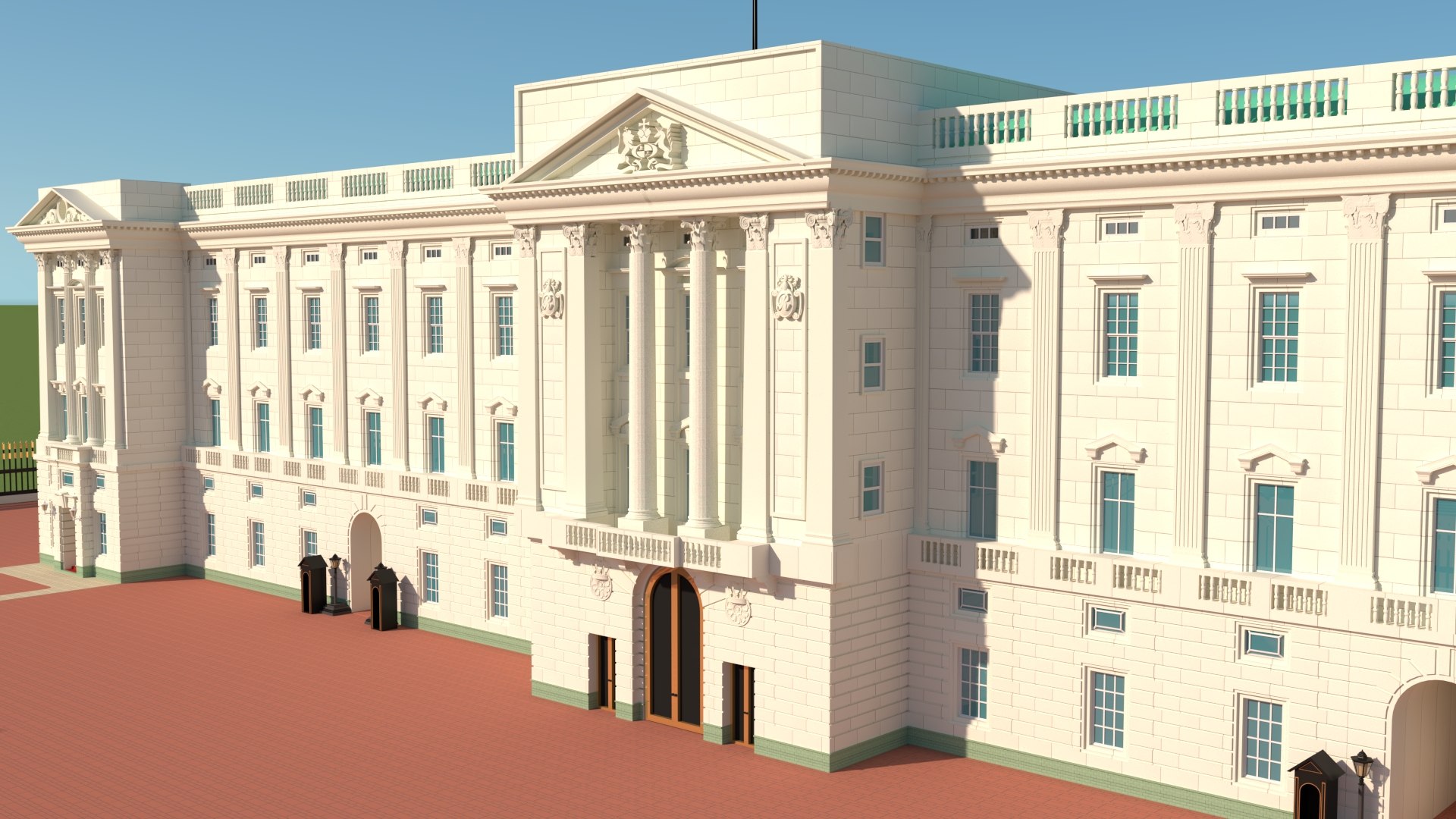 3D model Buckingham Palace 3d Model - TurboSquid 2021528