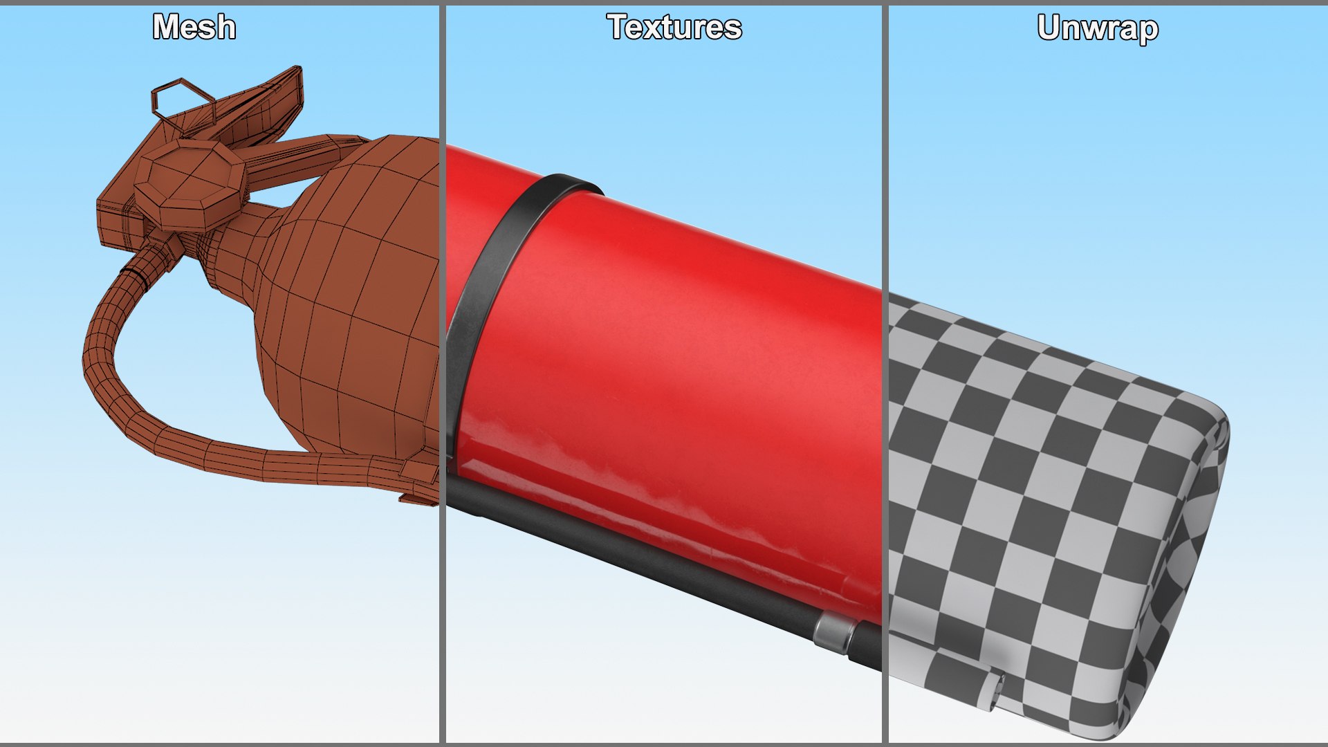 3D Multi Purpose Fire Extinguisher - TurboSquid 2133761