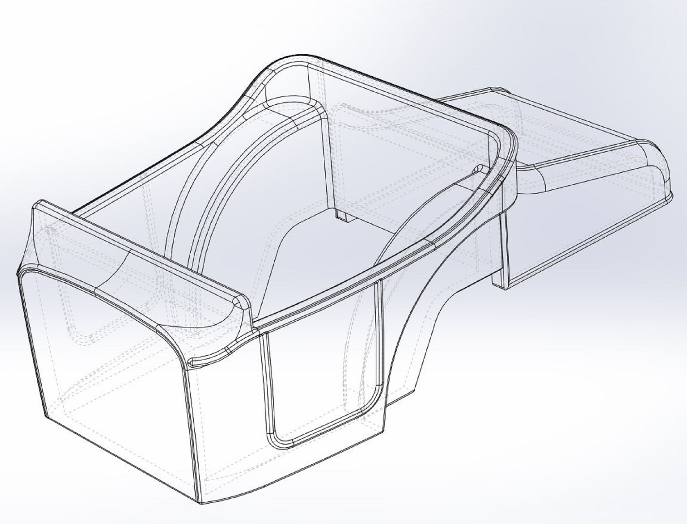 3D Shell Of Vintage Front Engine Dragster Version 3 Scale 1 To 25 ...