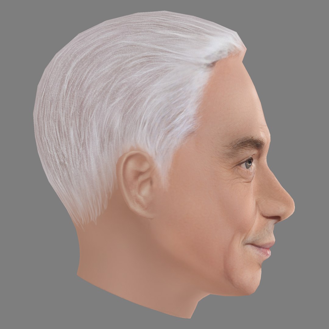 Bruno Tonioli Head - Low Poly Head For Game 3D Model - TurboSquid 2303076