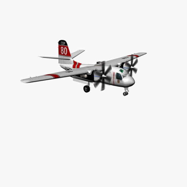 3d model of tracker aircraft