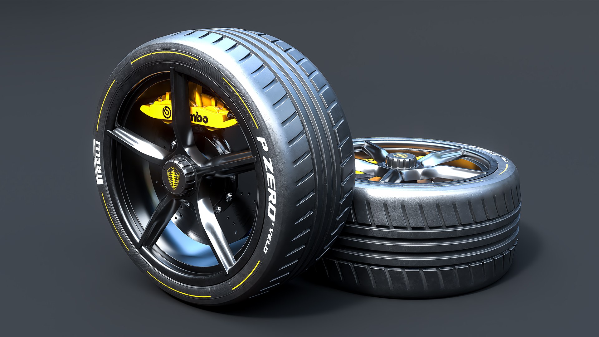 3D Sport car tire model - TurboSquid 2165590