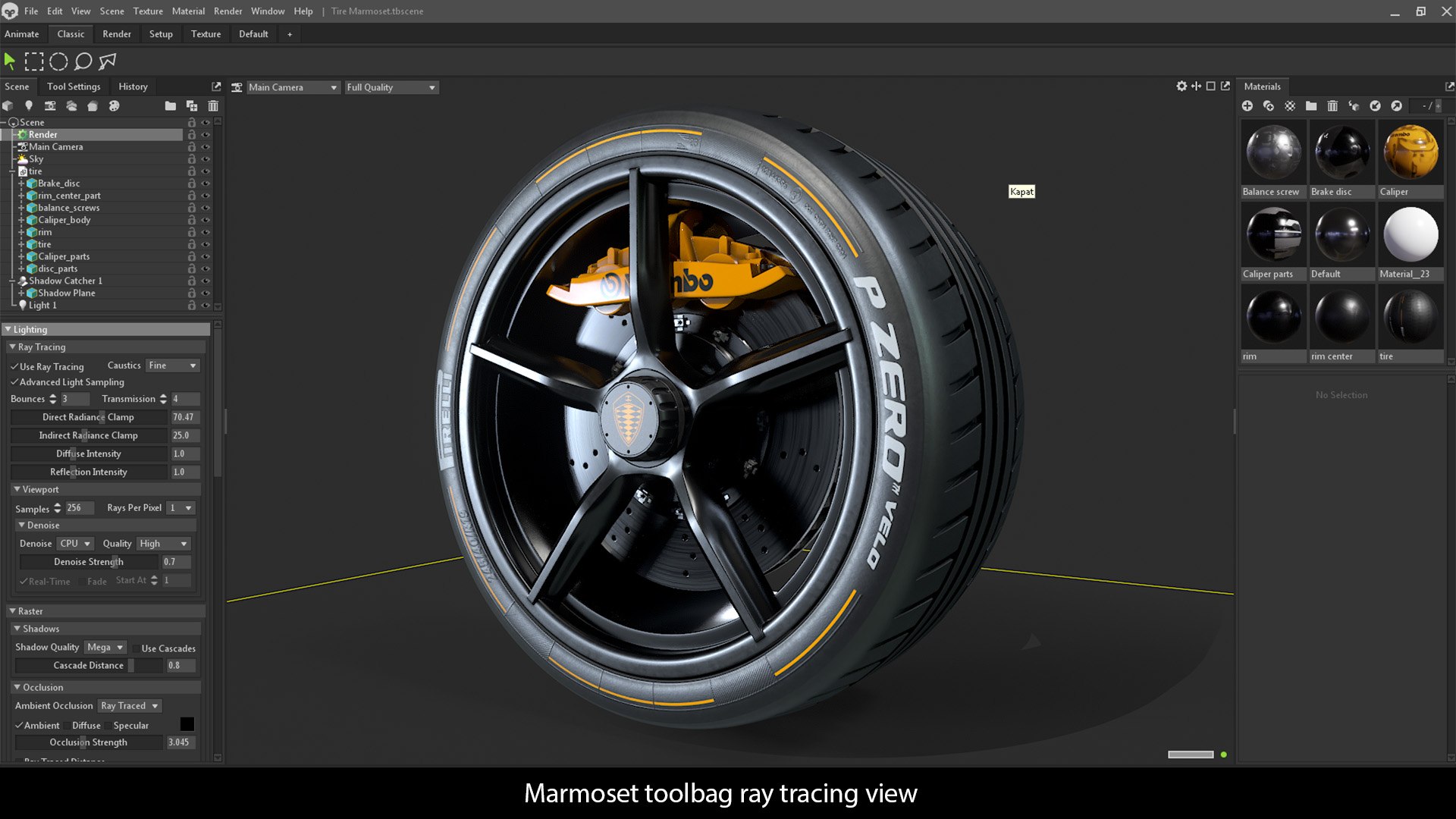 3D Sport car tire model - TurboSquid 2165590