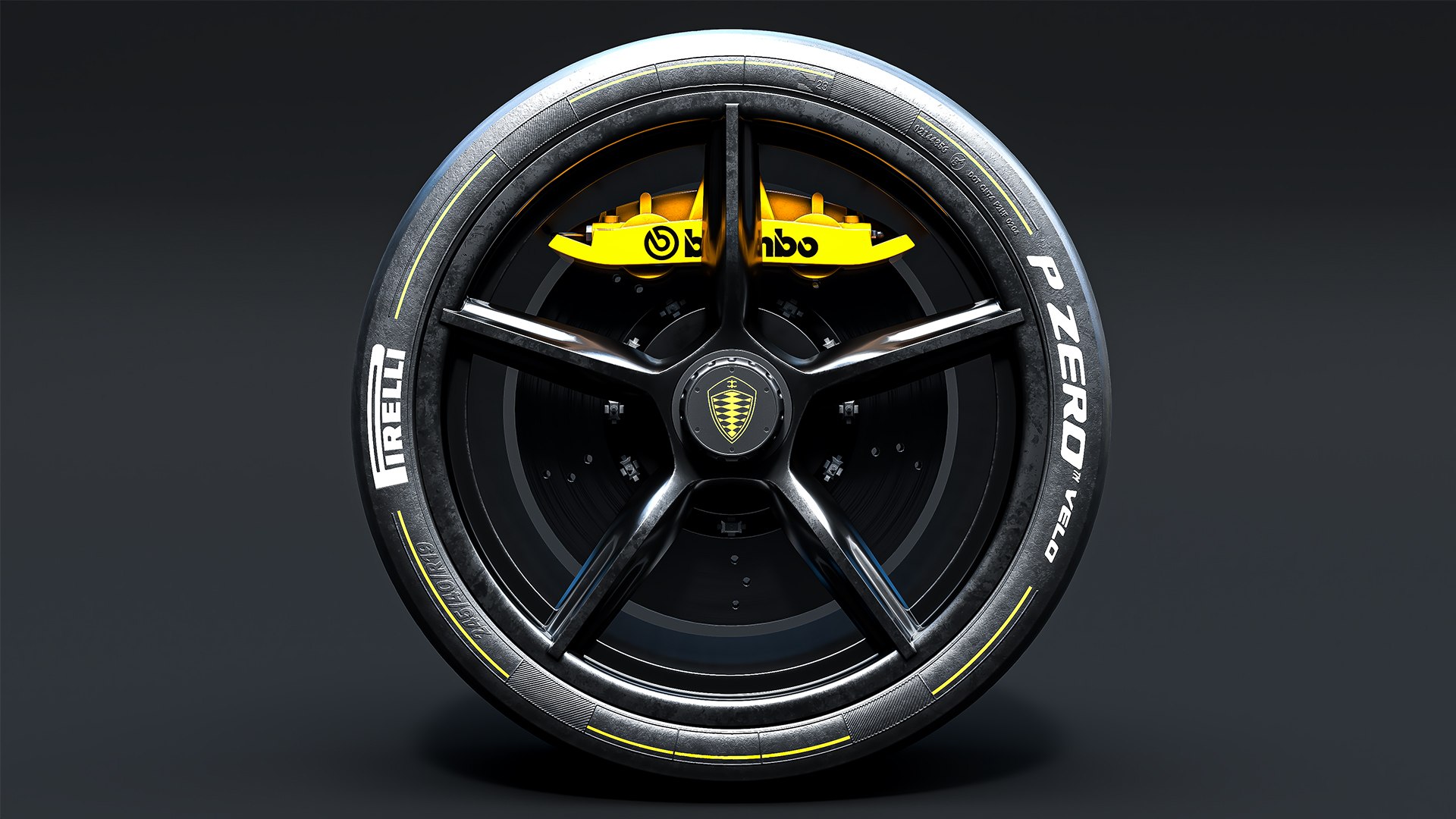 3D Sport car tire model - TurboSquid 2165590
