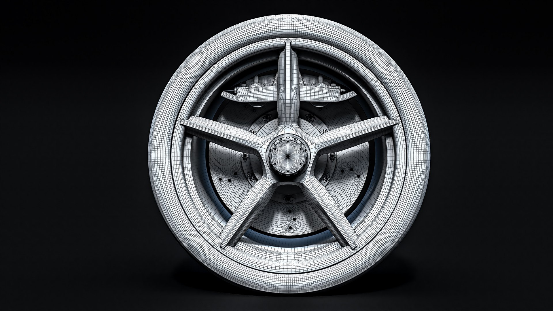 3D Sport car tire model - TurboSquid 2165590