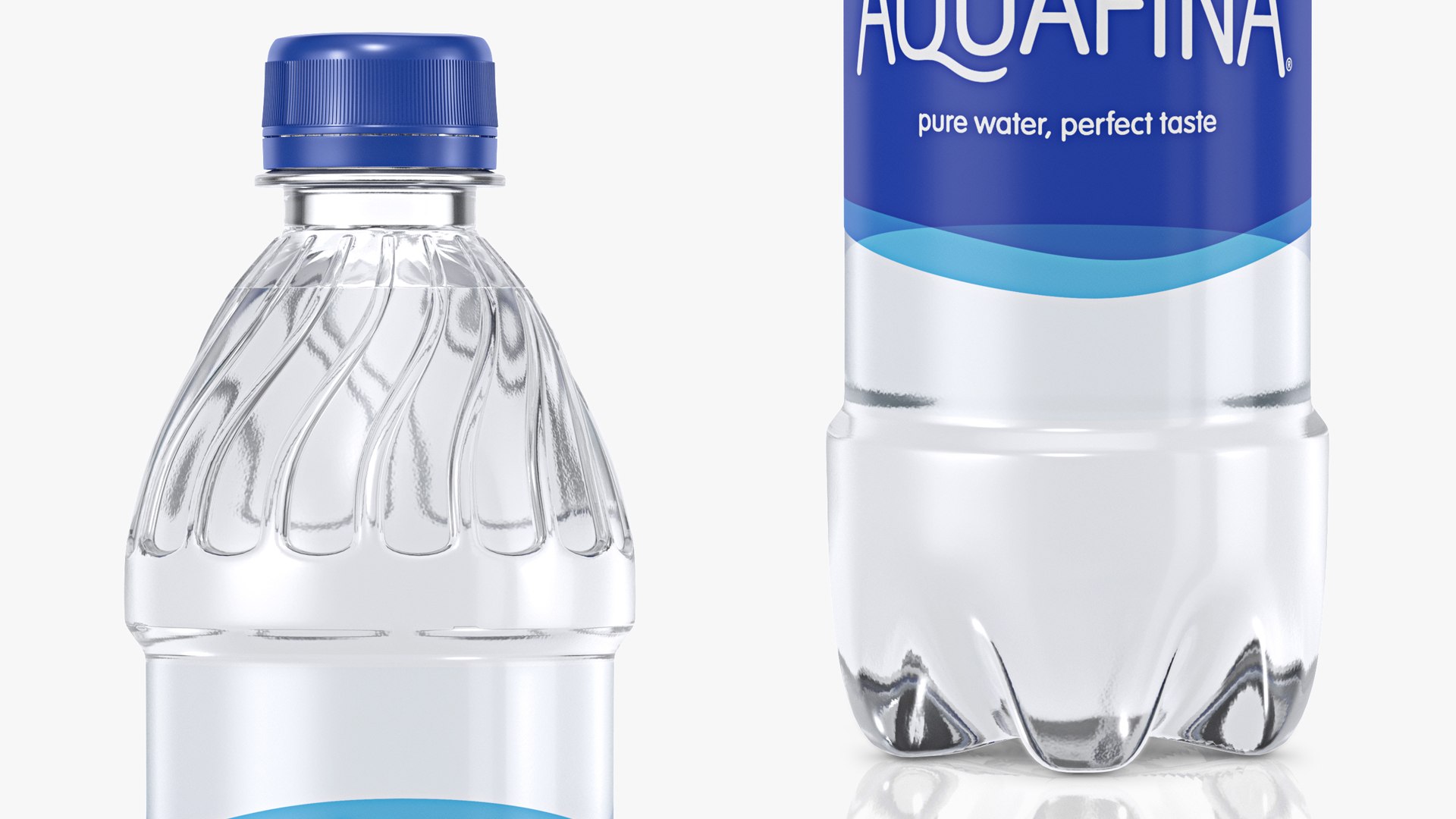 Pack 2 Bottles Aquafina 3D Model - TurboSquid 2253600