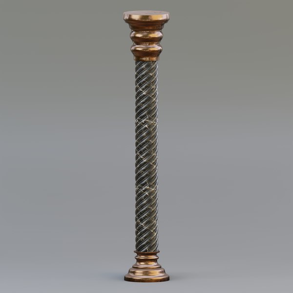 modelo 3d Columna torcida carrusel - TurboSquid 1476889