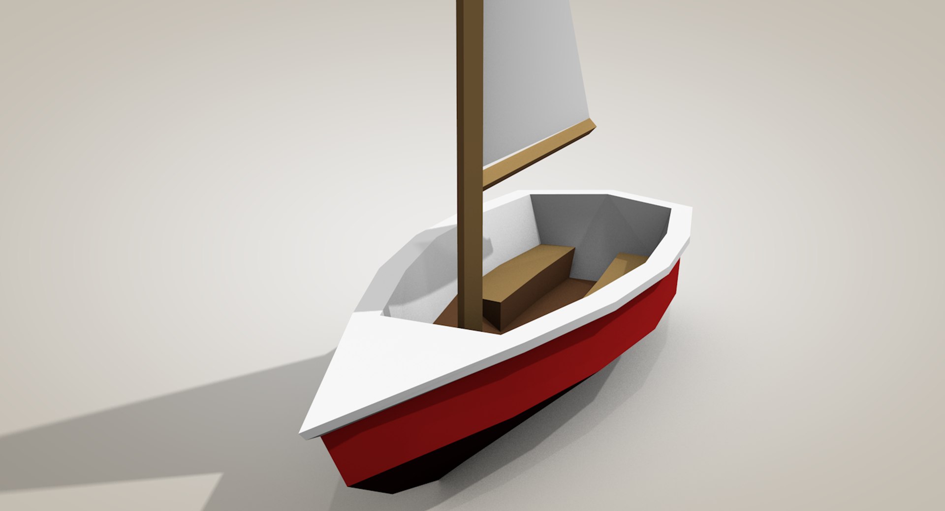 Sailboat Sail Boat 3d Model