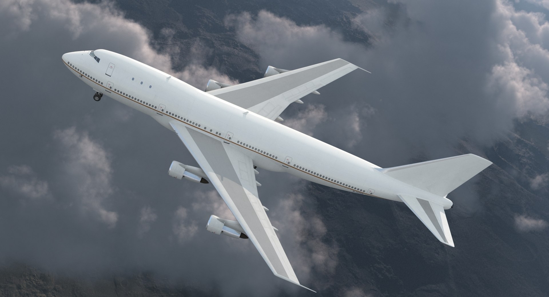 Boeing 747-100b Generic Model - TurboSquid 1229310
