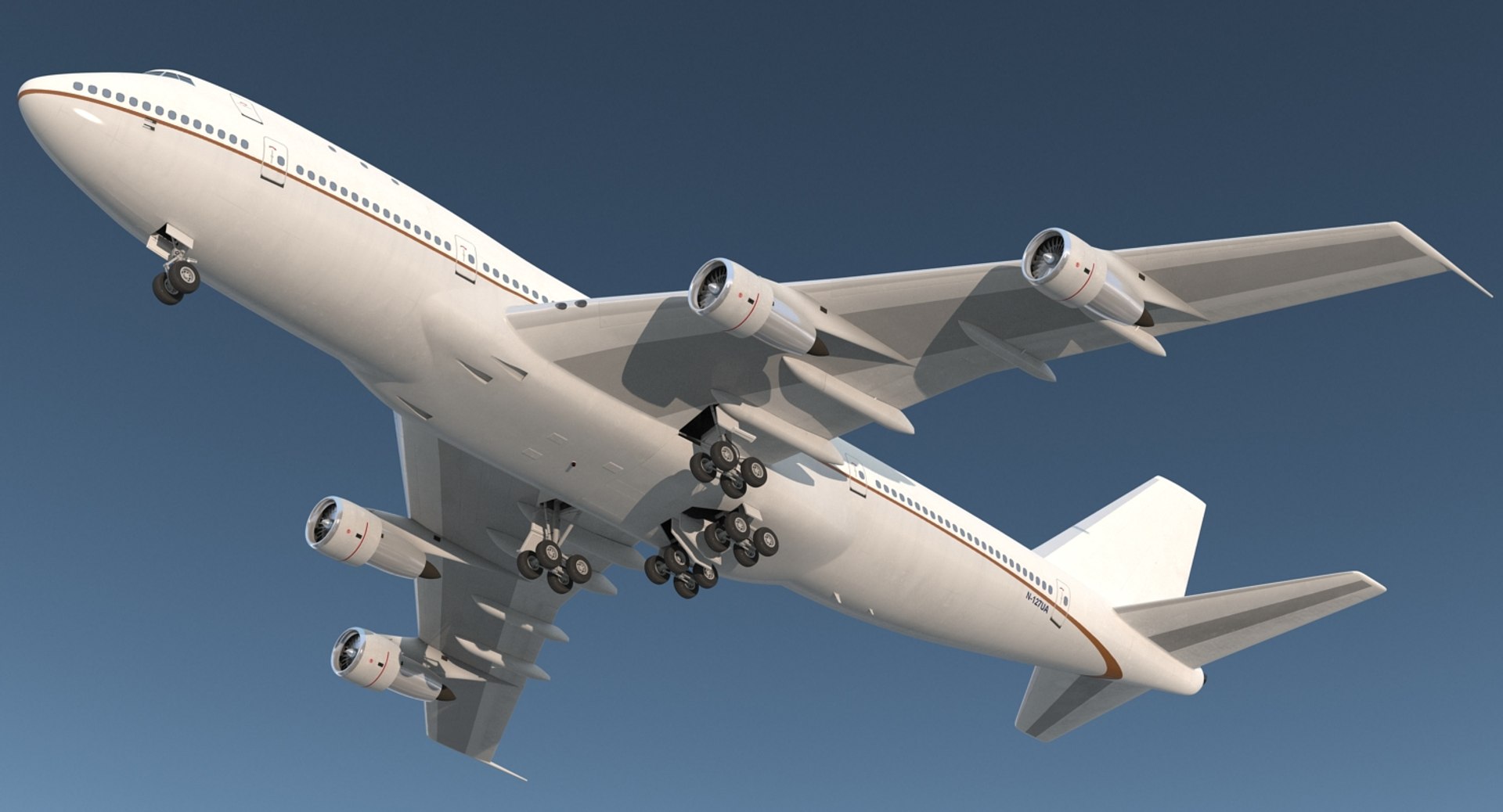 Boeing 747-100b Generic Model - TurboSquid 1229310