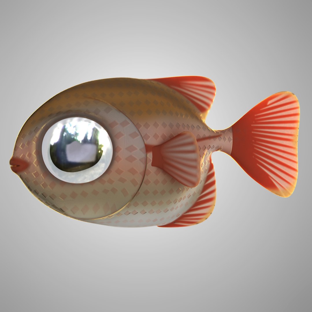 3d Cartoon Loran Fish