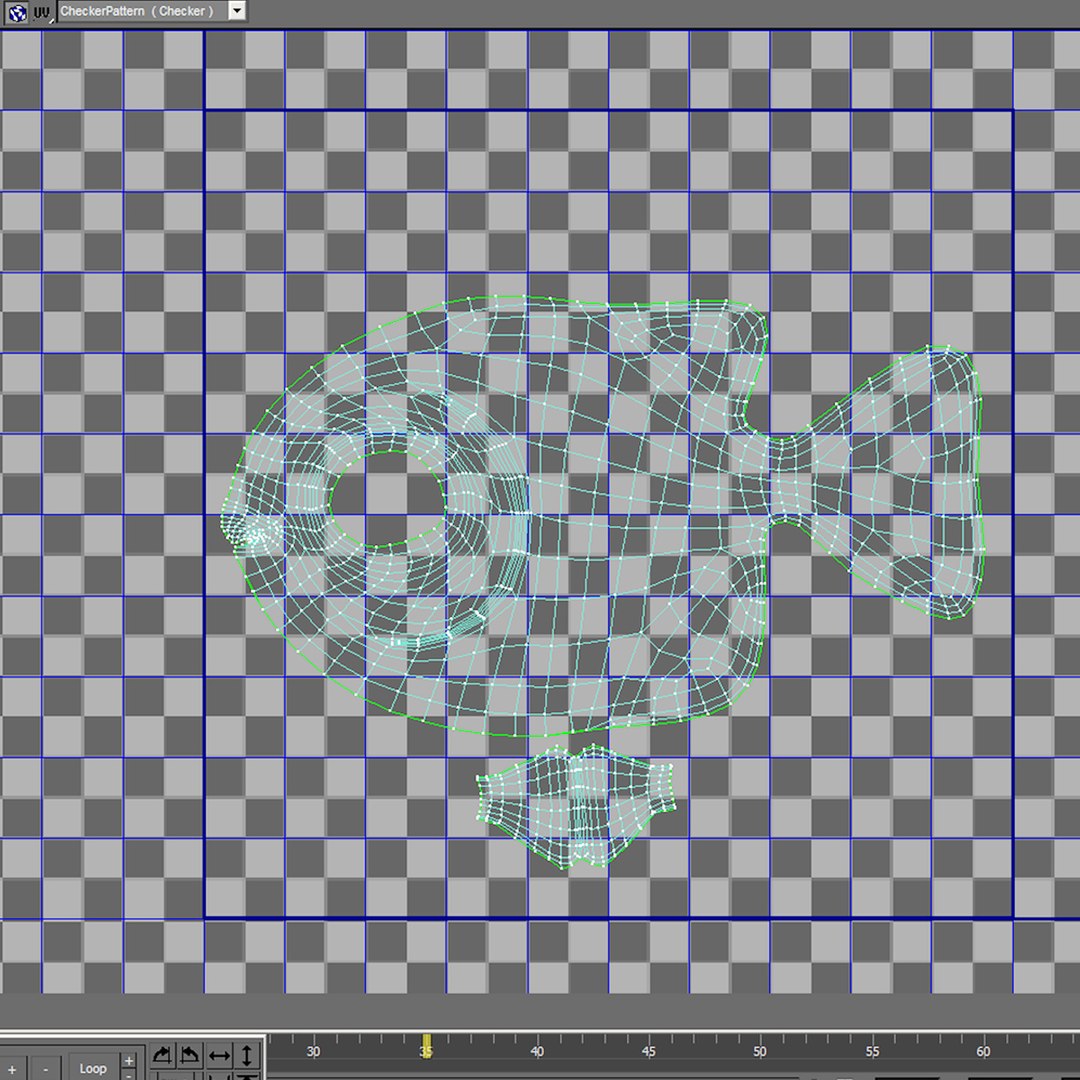 3d Cartoon Loran Fish