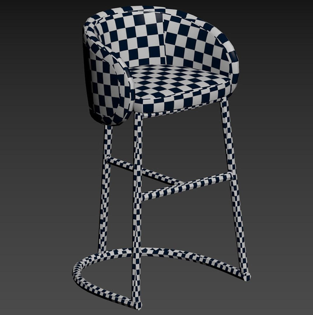Sunny Stool By Visionnaire Home 3D Model - TurboSquid 2102076