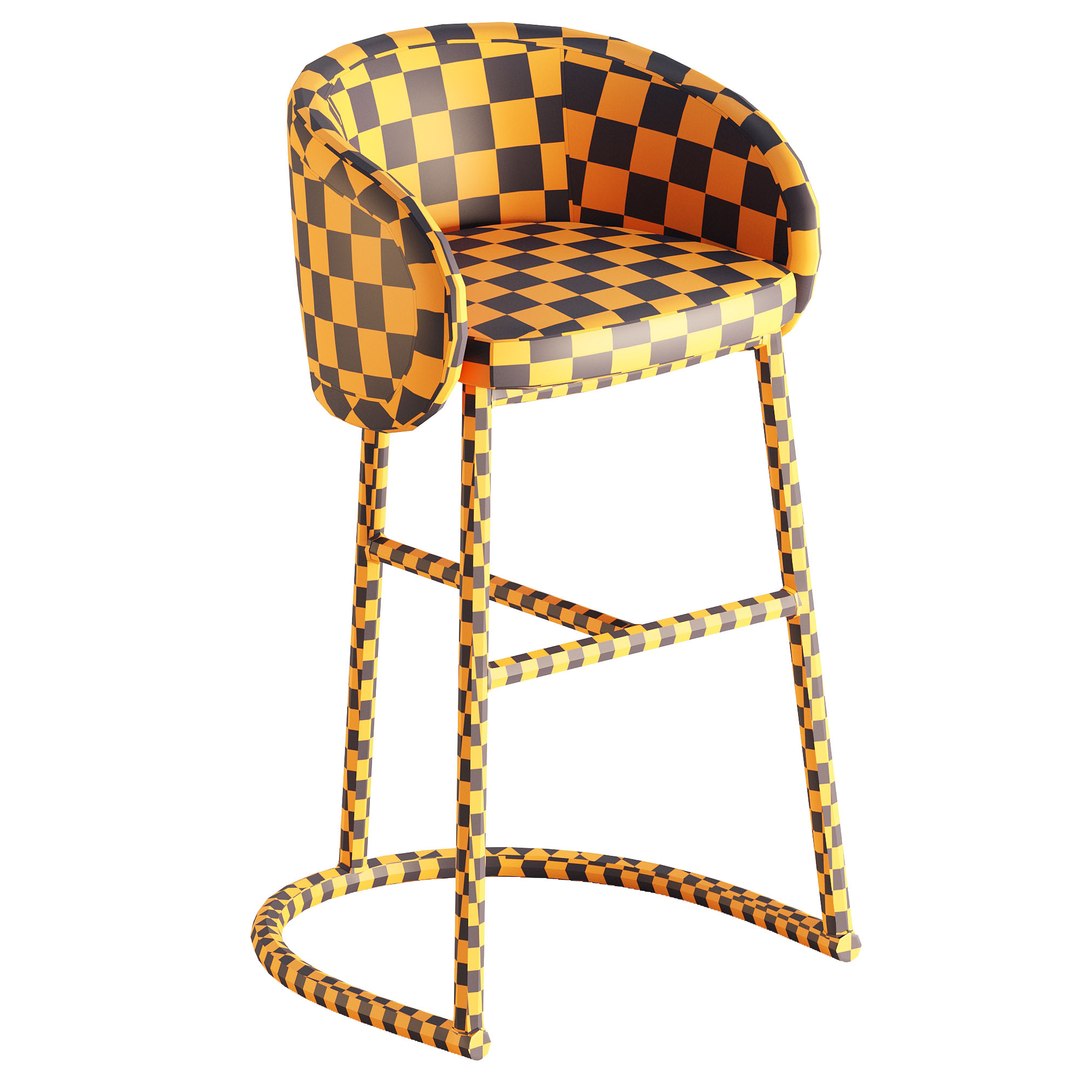 Sunny Stool By Visionnaire Home 3D Model - TurboSquid 2102076