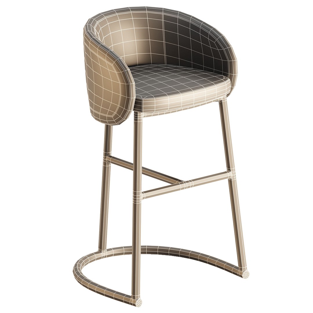 Sunny Stool By Visionnaire Home 3D Model - TurboSquid 2102076