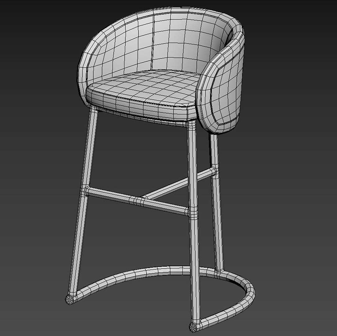 Sunny Stool By Visionnaire Home 3D Model - TurboSquid 2102076