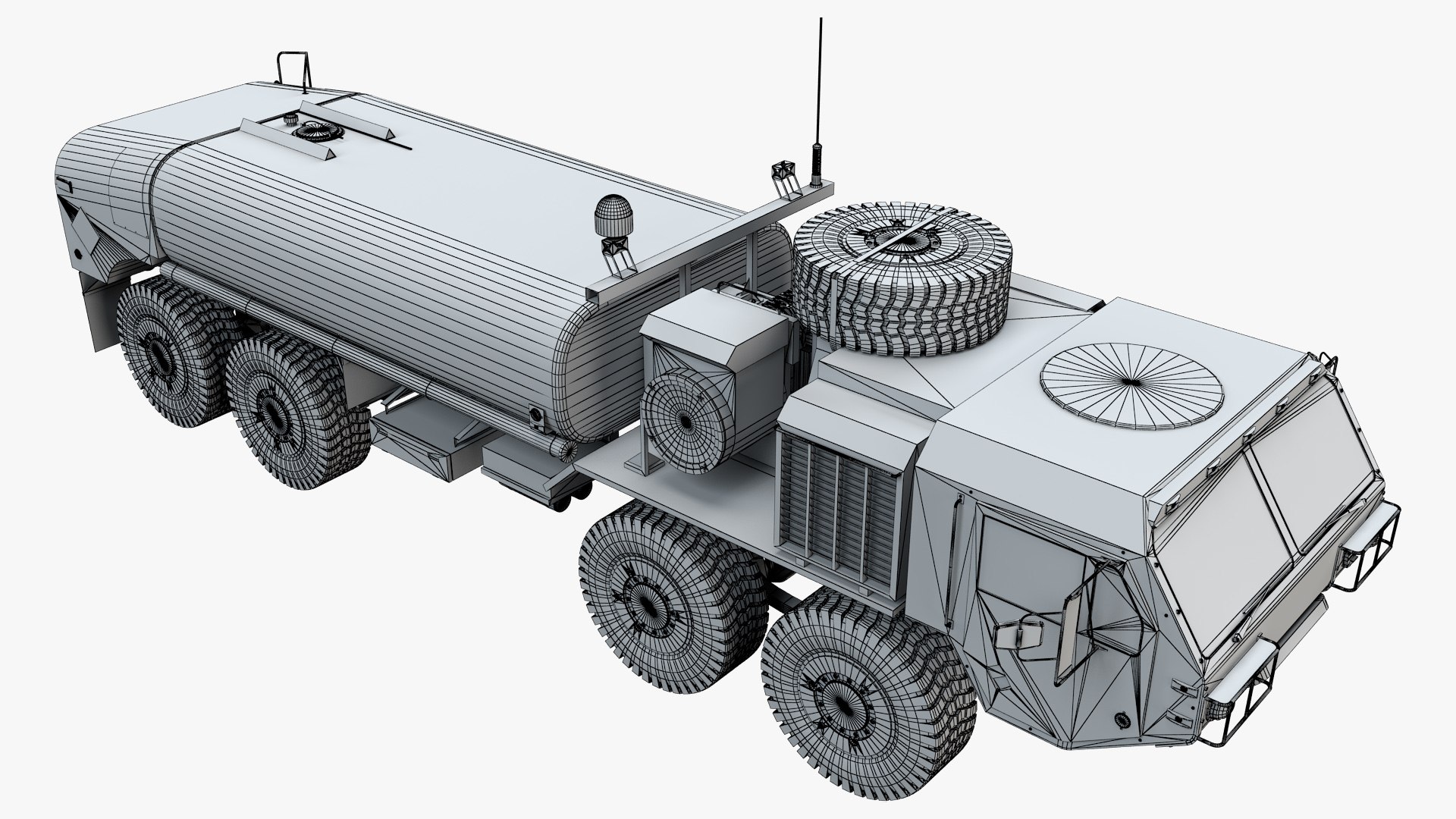 3D HEMTT M978 Fuel Tank Truck - TurboSquid 1938843