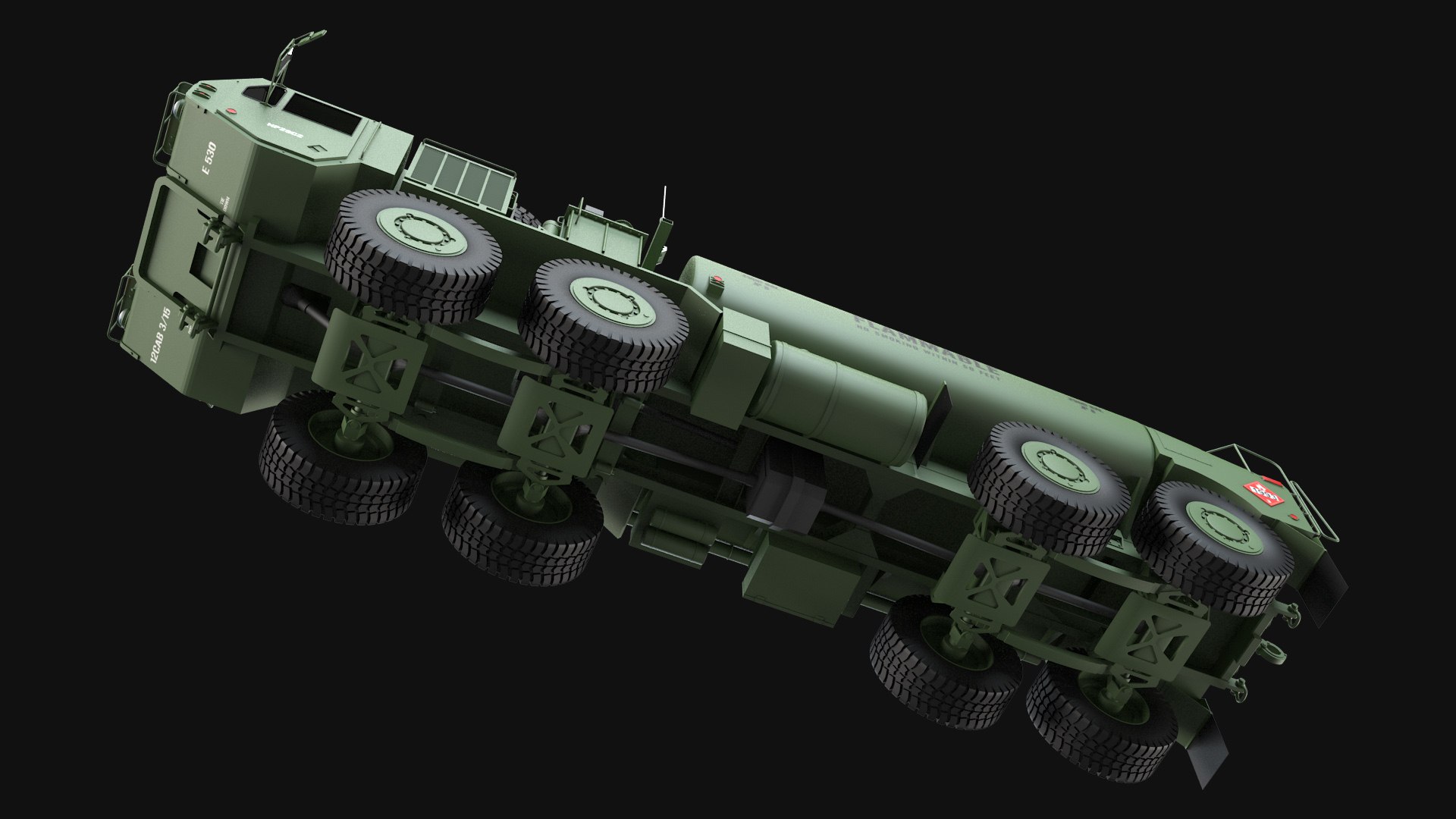 3D HEMTT M978 Fuel Tank Truck - TurboSquid 1938843