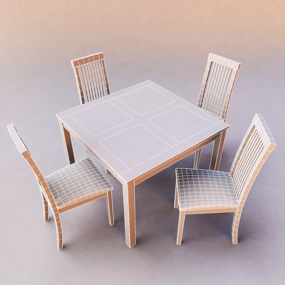 3ds Max Dining Table