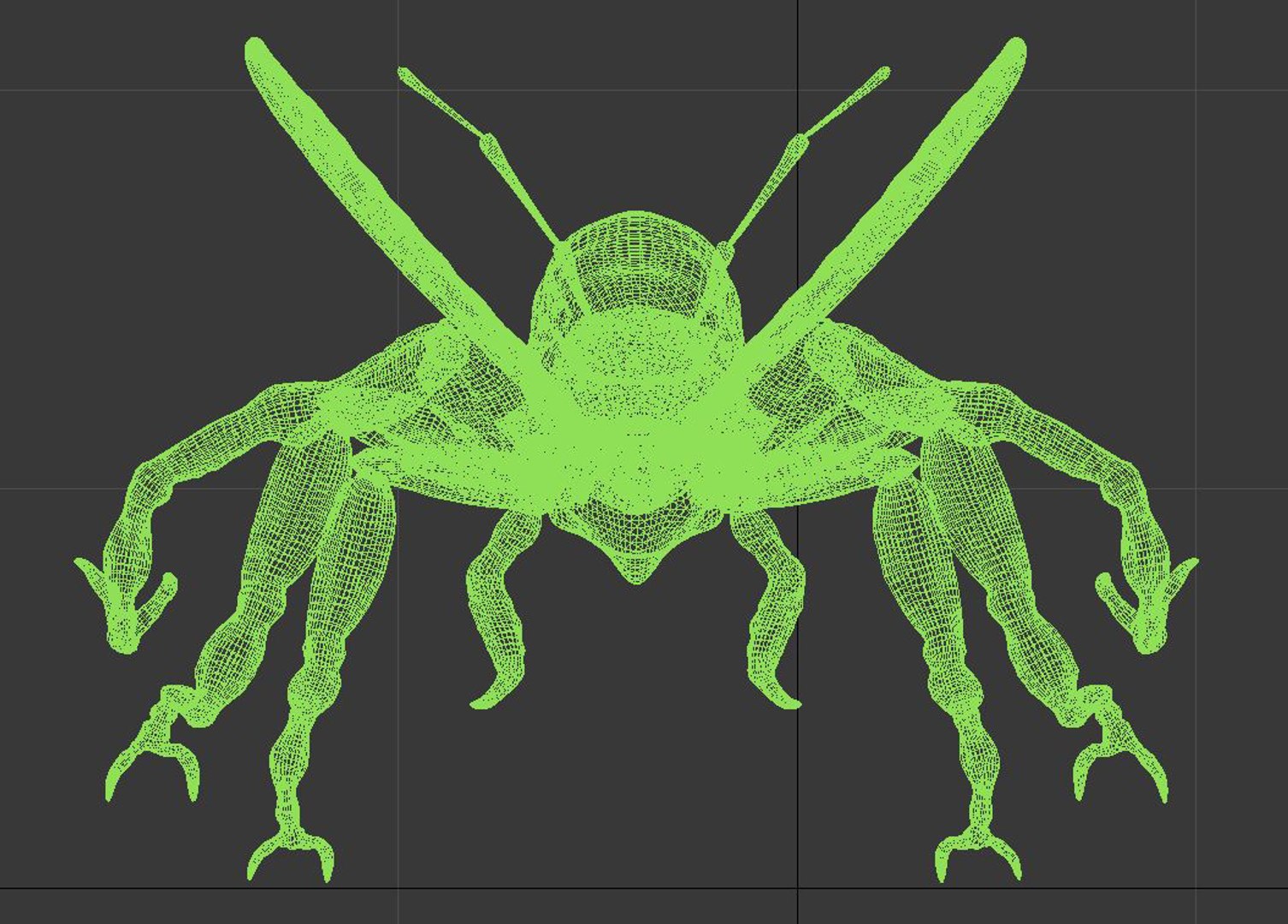 Mutated Beetle Ant Mantis Model - TurboSquid 1235883