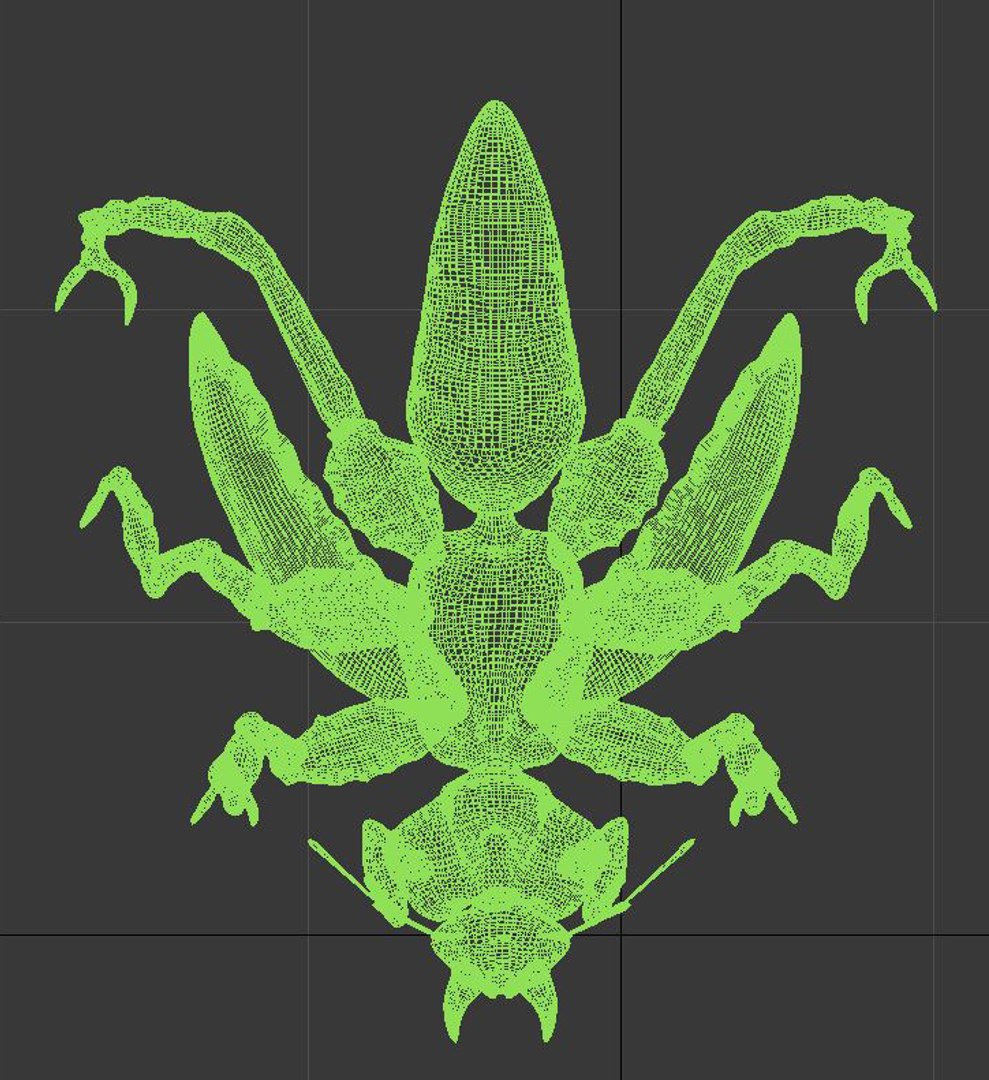 Mutated Beetle Ant Mantis Model - TurboSquid 1235883