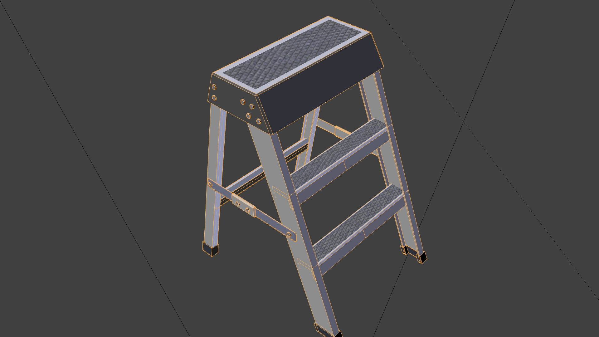 3d Model Step Ladder