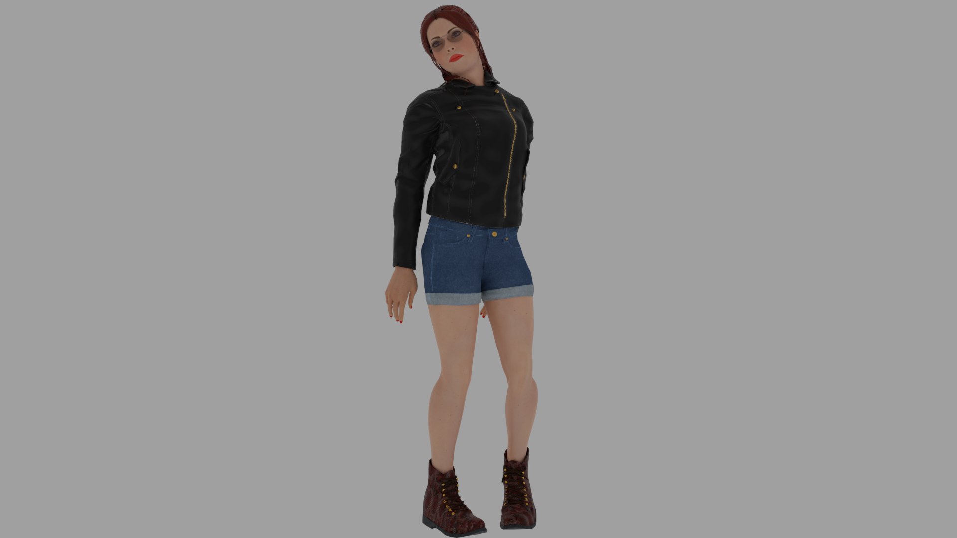 3D Character Female Rigged - TurboSquid 1667663