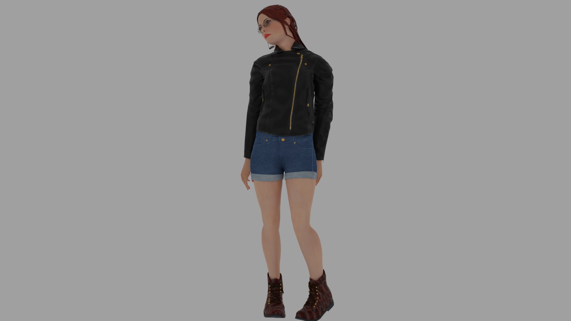 3D Character Female Rigged - TurboSquid 1667663