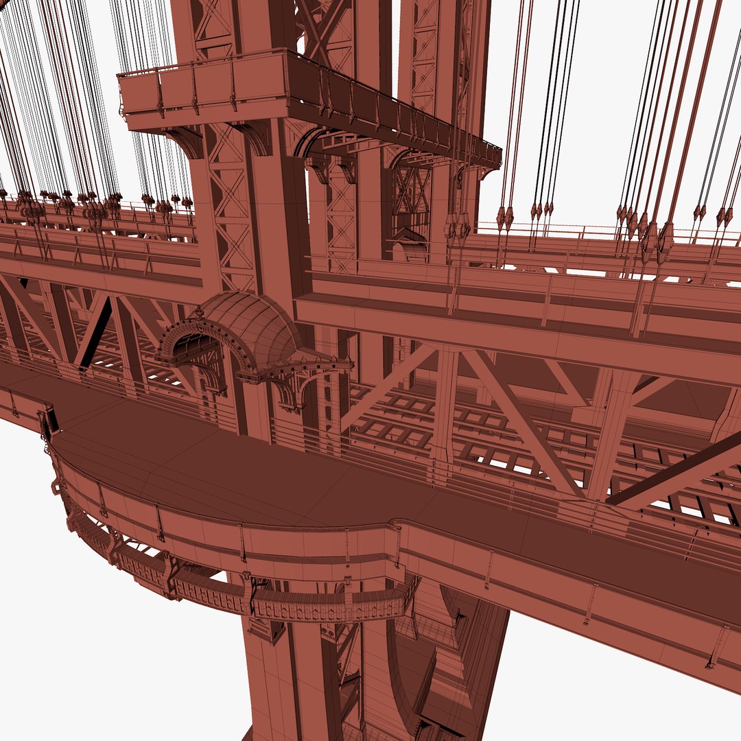 Manhattan Bridge 3d C4d