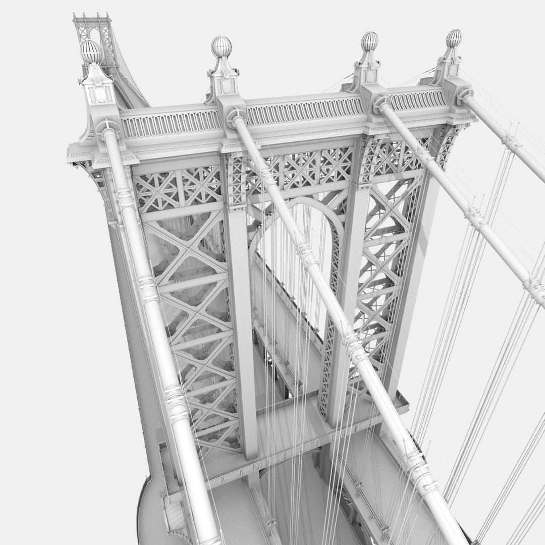 Manhattan Bridge 3d C4d
