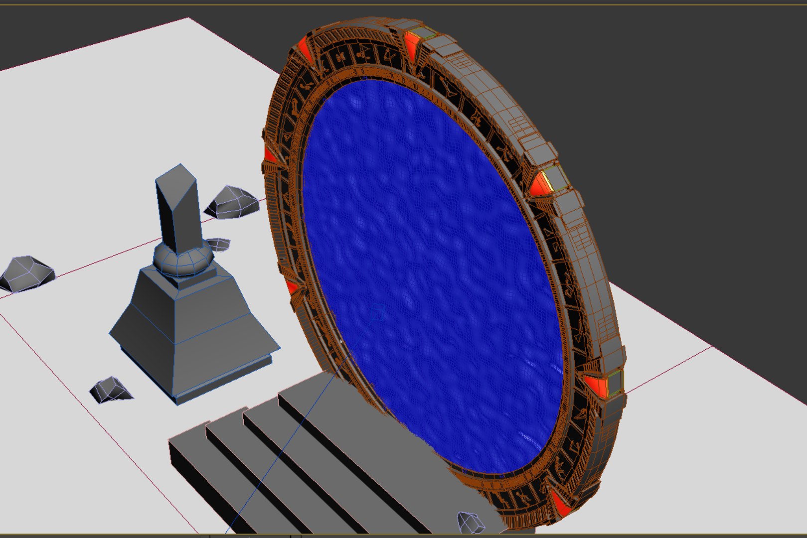 Stargate Gate Star 3d Model