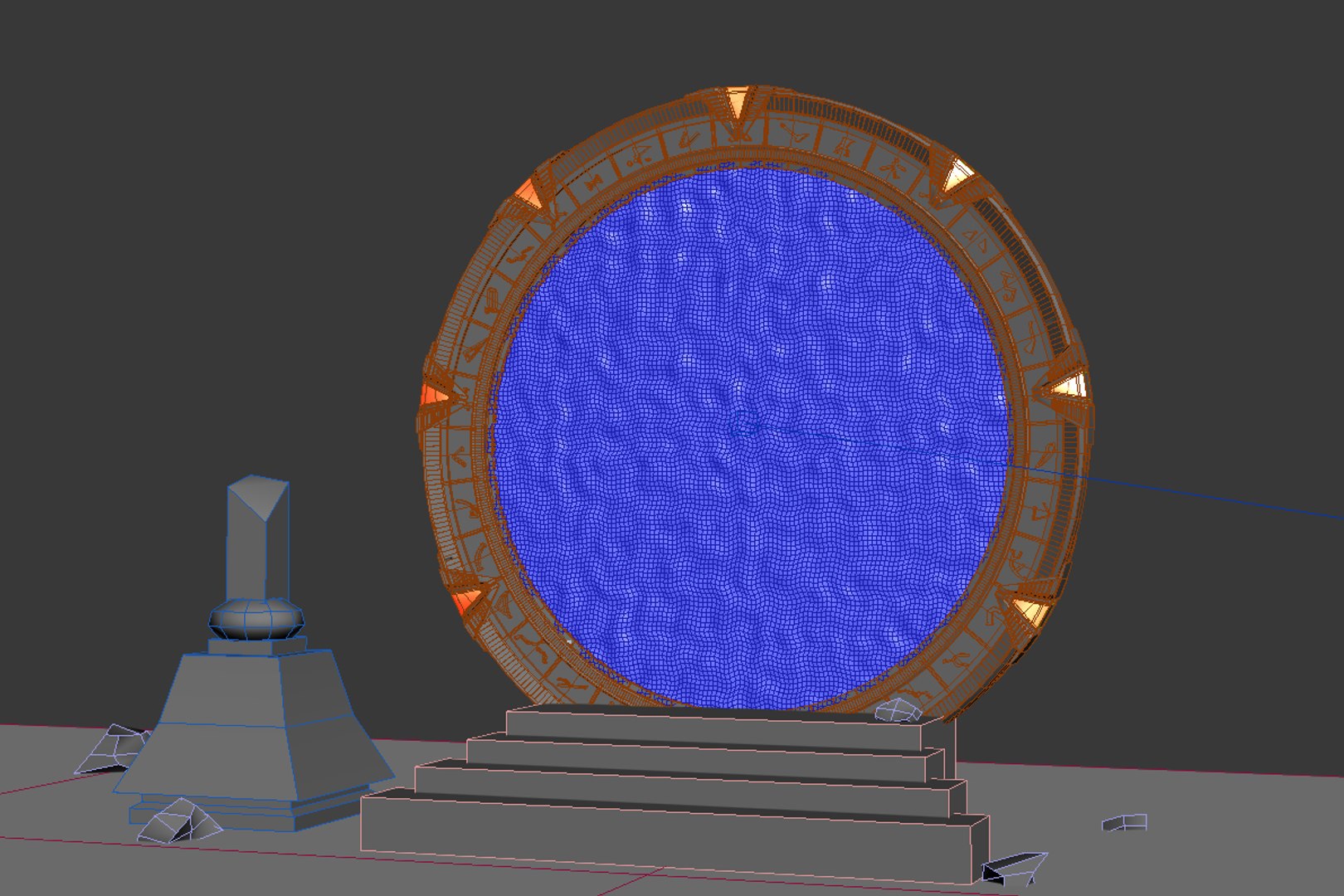 Stargate Gate Star 3d Model