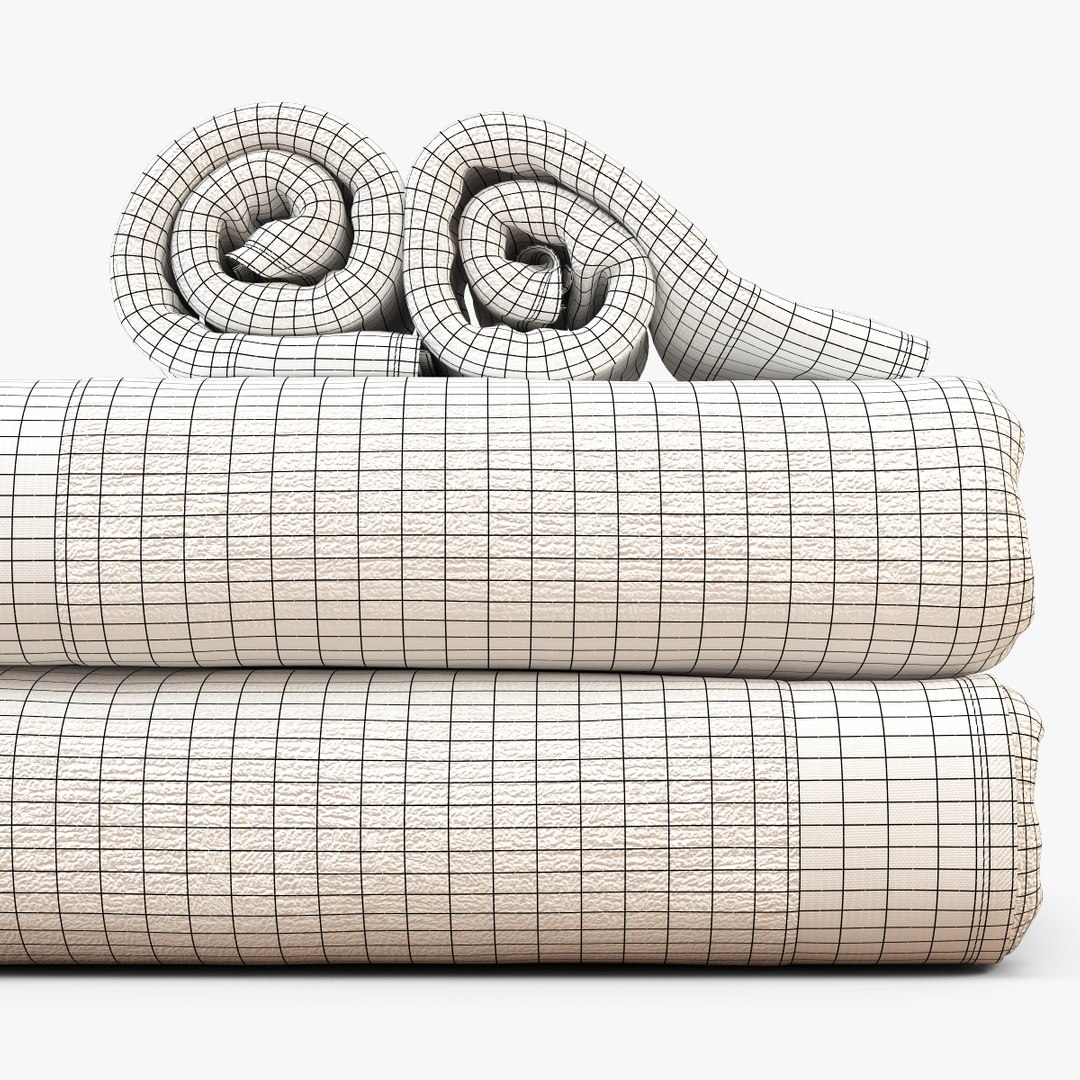 3dsmax Towel Cloth Fabric