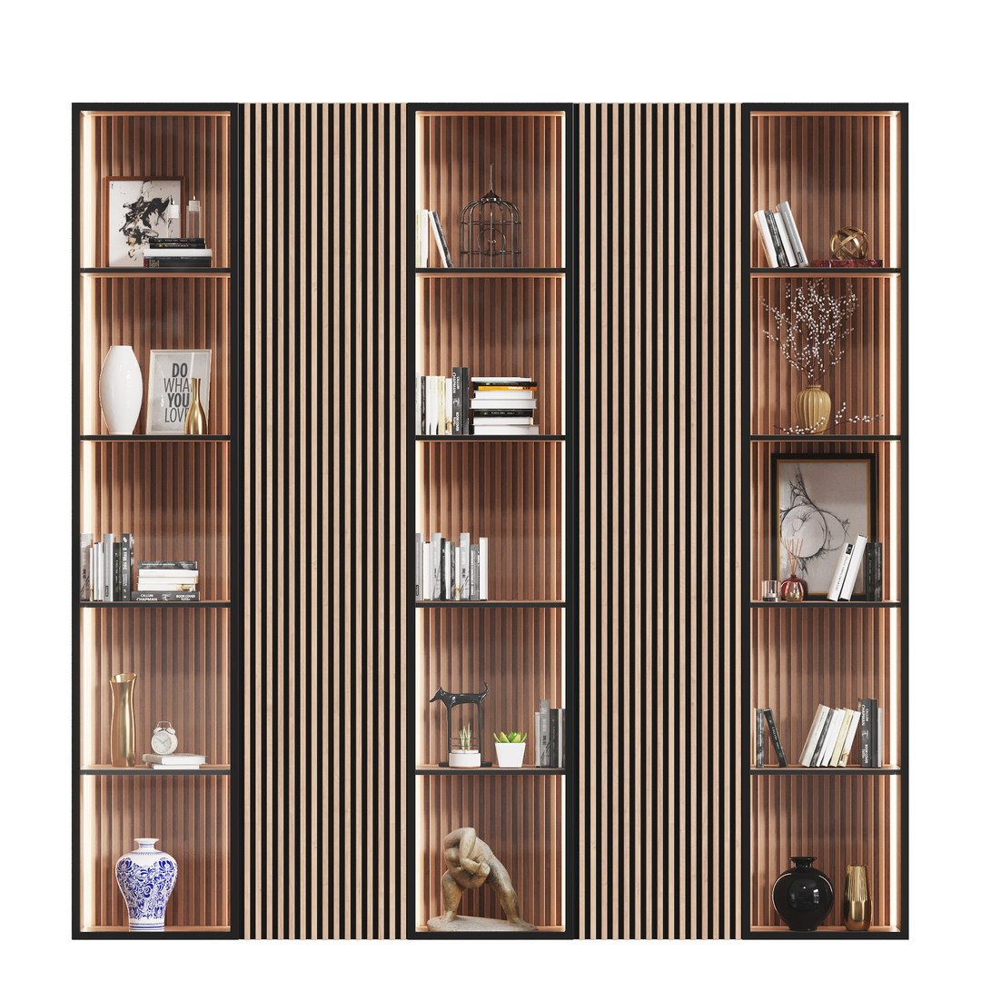 Wardrobe With Decor 3 3D Model - TurboSquid 1782709