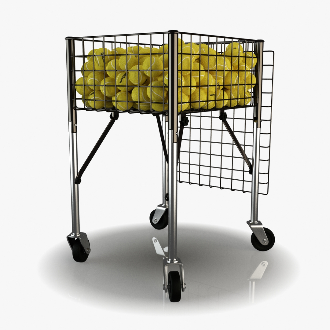 3d Wilson Tennis Ball Cart