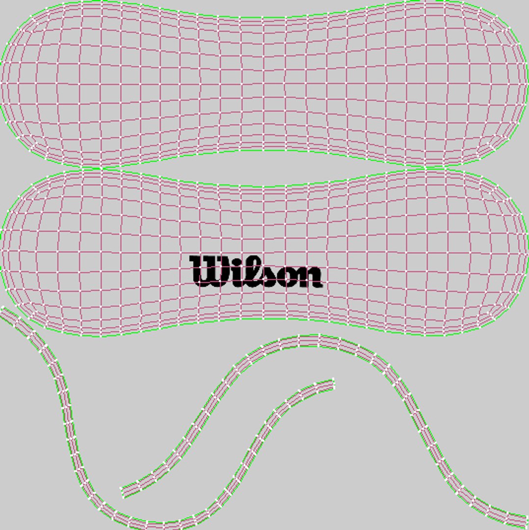 3d Wilson Tennis Ball Cart