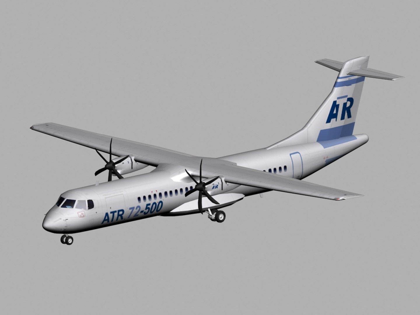 Atr 72-500 3d Model