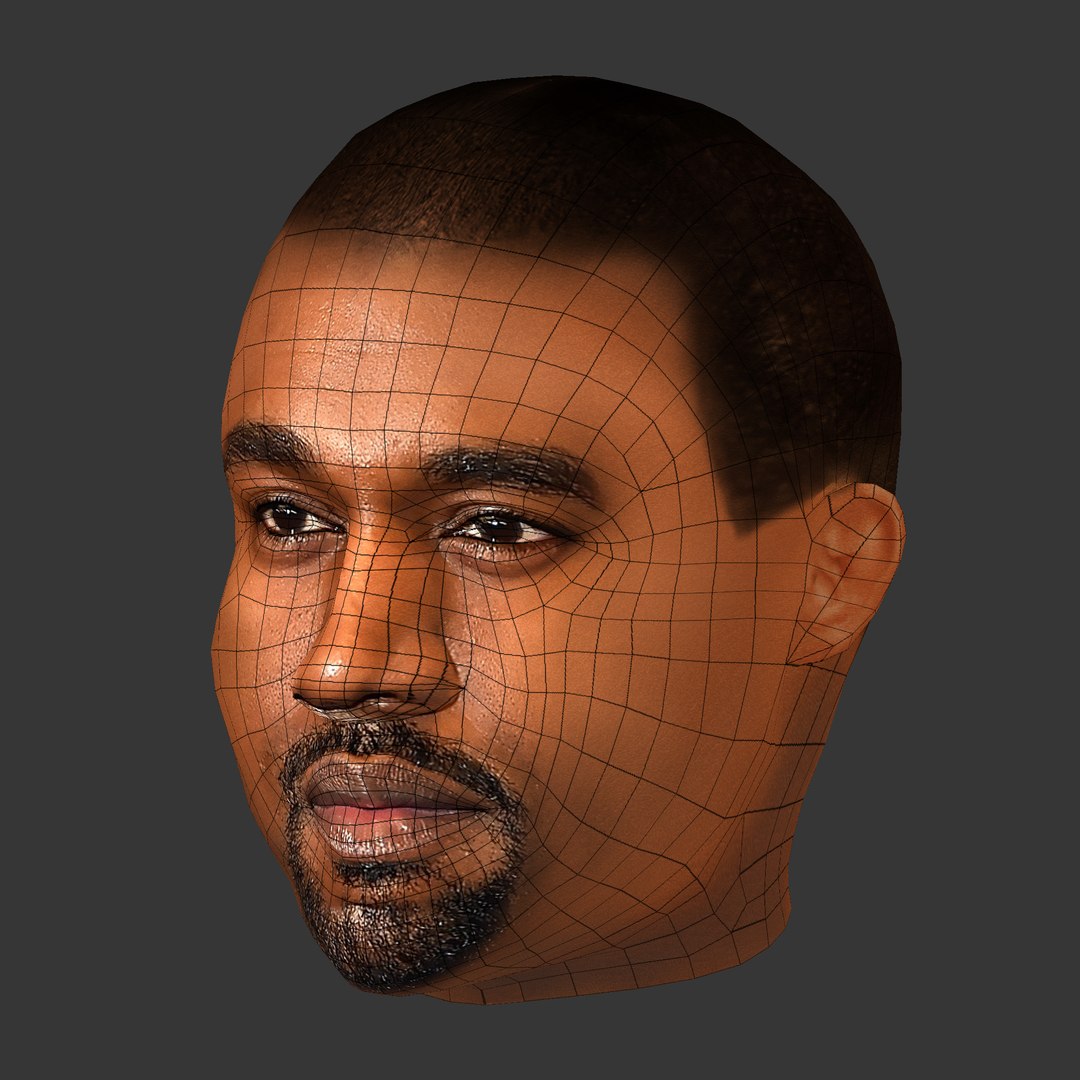 Kanye West Head - Low Poly Head For Game 3D Model - TurboSquid 1862797