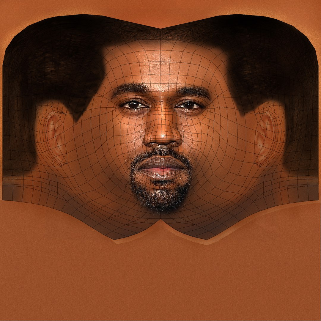Kanye West Head - Low Poly Head For Game 3D Model - TurboSquid 1862797