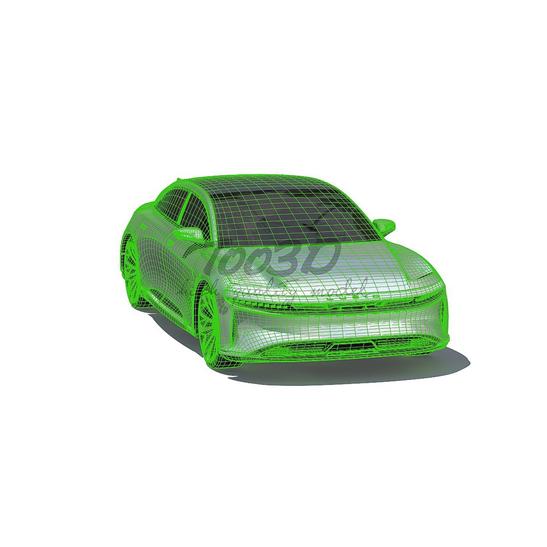 3d Lucid Car Model