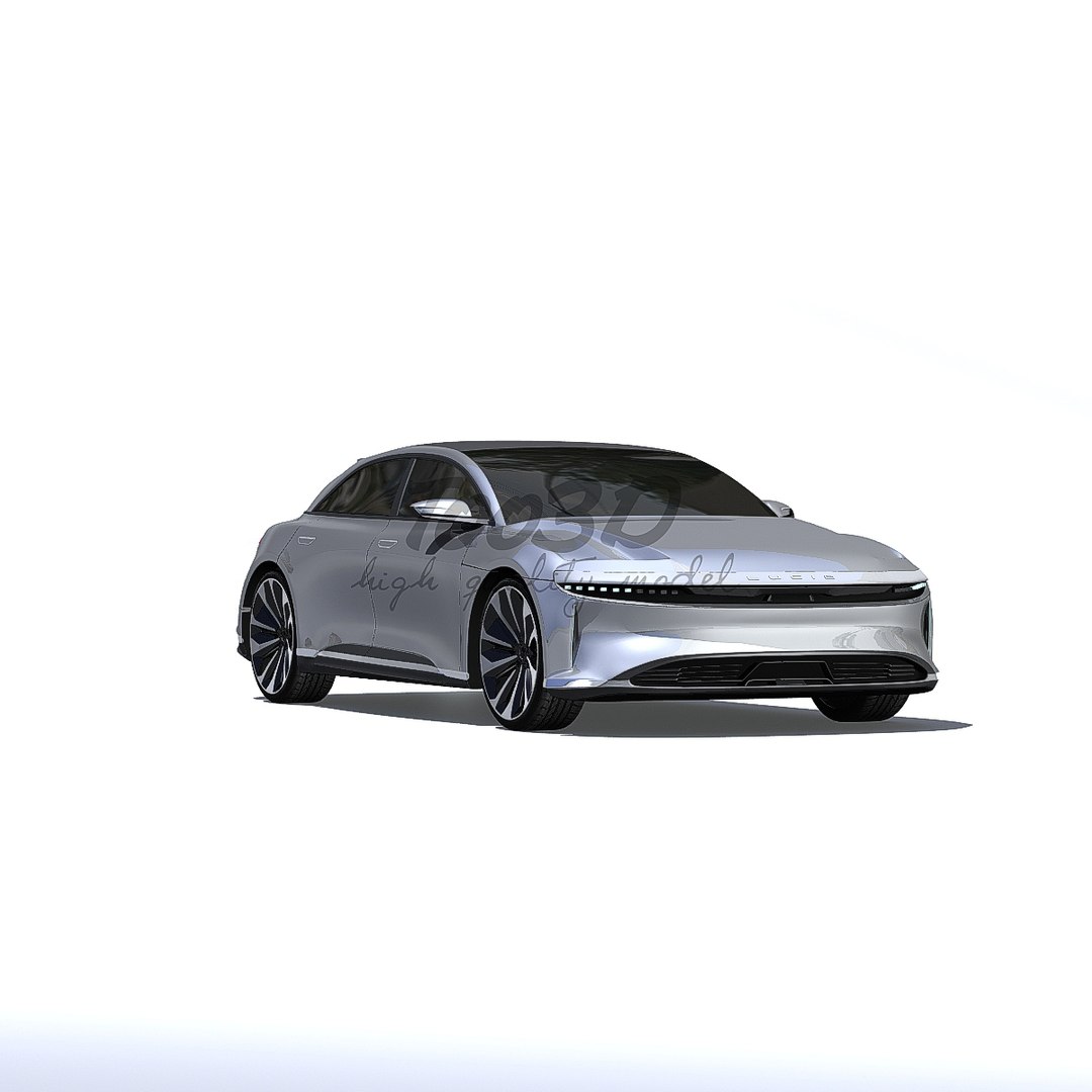 3d Lucid Car Model