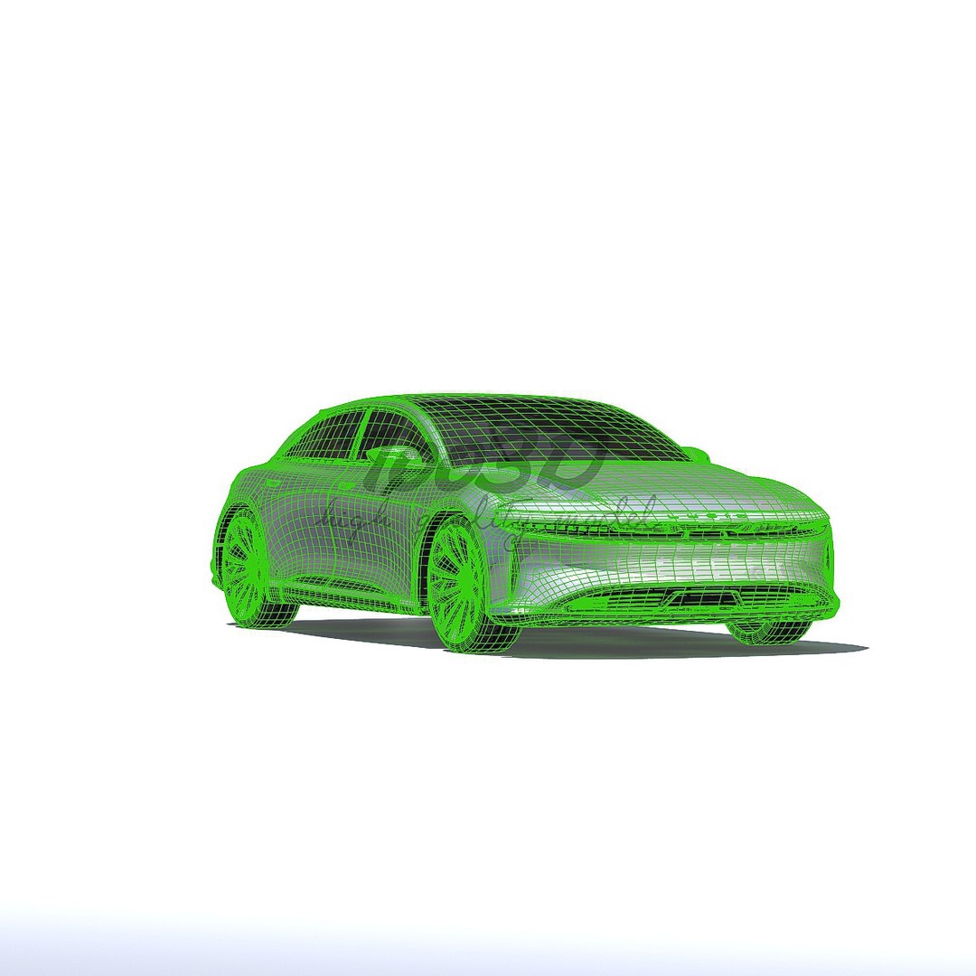 3d Lucid Car Model
