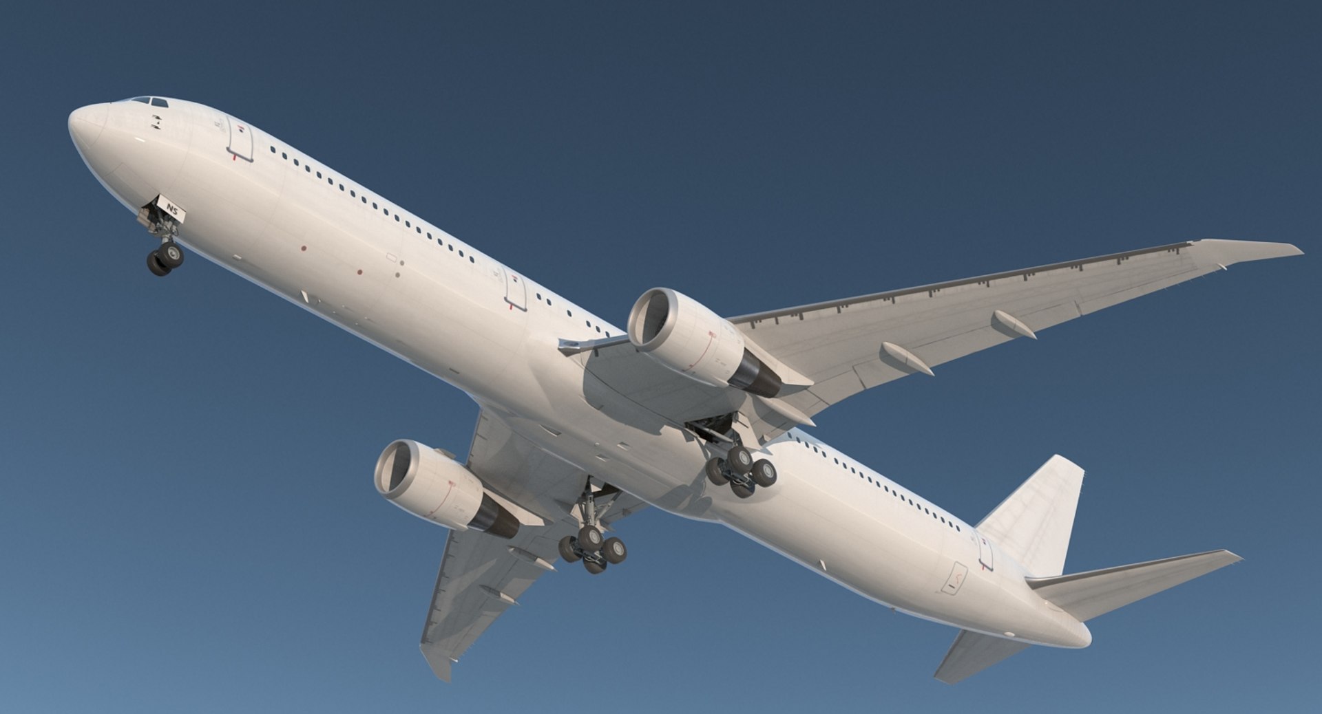 Boeing 767-400er generic 3D model - TurboSquid 1236967