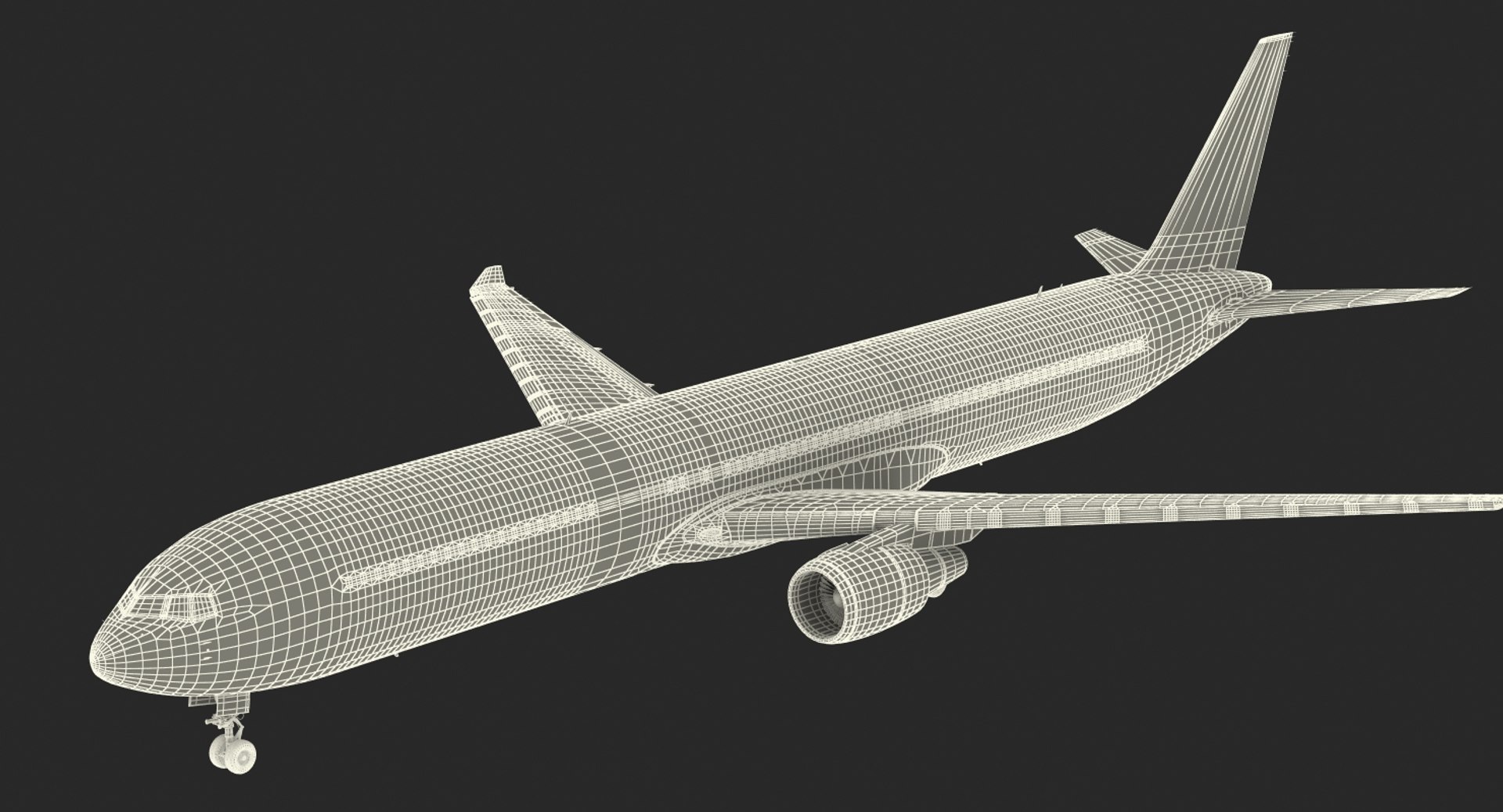 Boeing 767-400er Generic 3D Model - TurboSquid 1236967