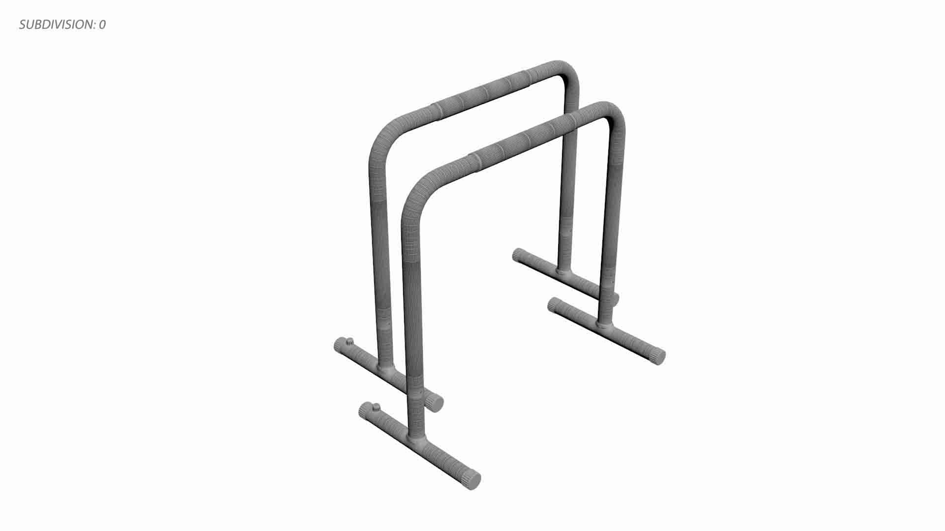 3D Parallel Bar Equipment - TurboSquid 2262781