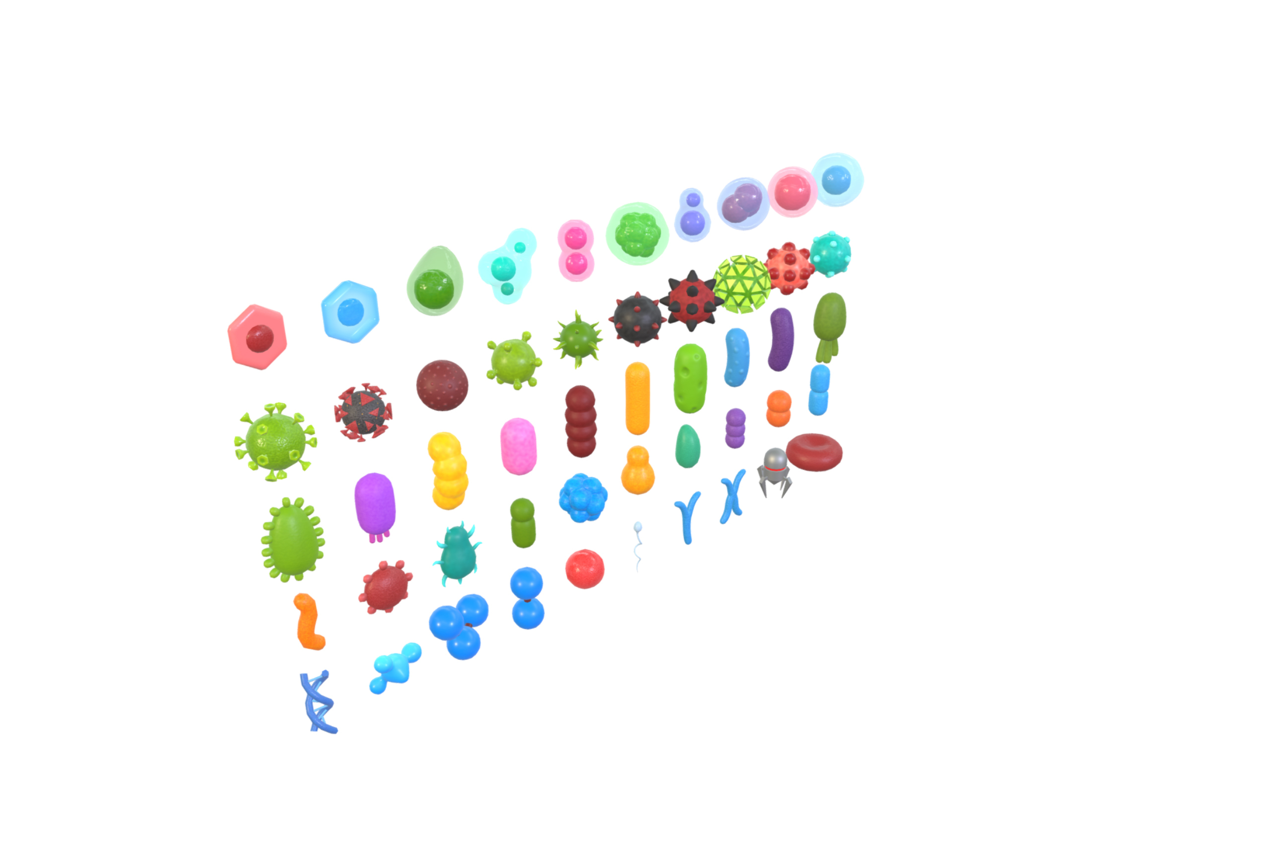 3D Biology Pack model - TurboSquid 1721209